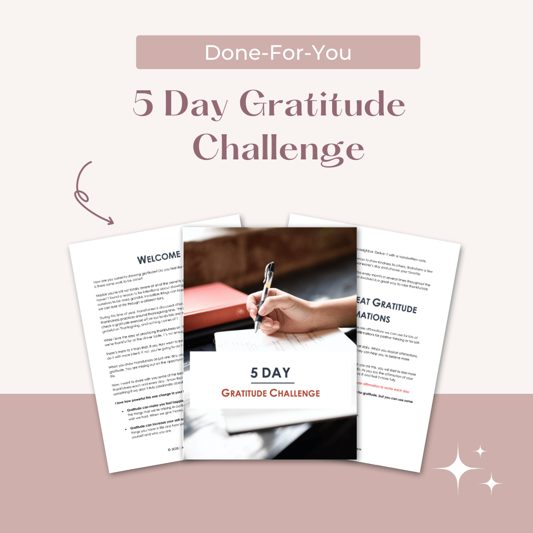 5 Day Gratitude Challenge - Christi Cass - Health Coach