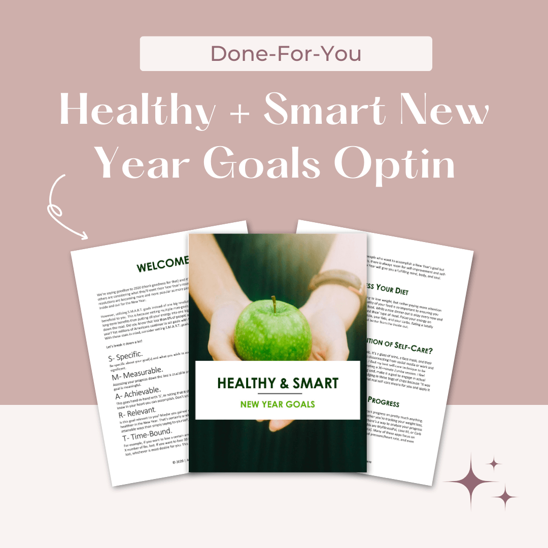 Healthy + Smart New Year Goals - Christi Cass - Health Coach