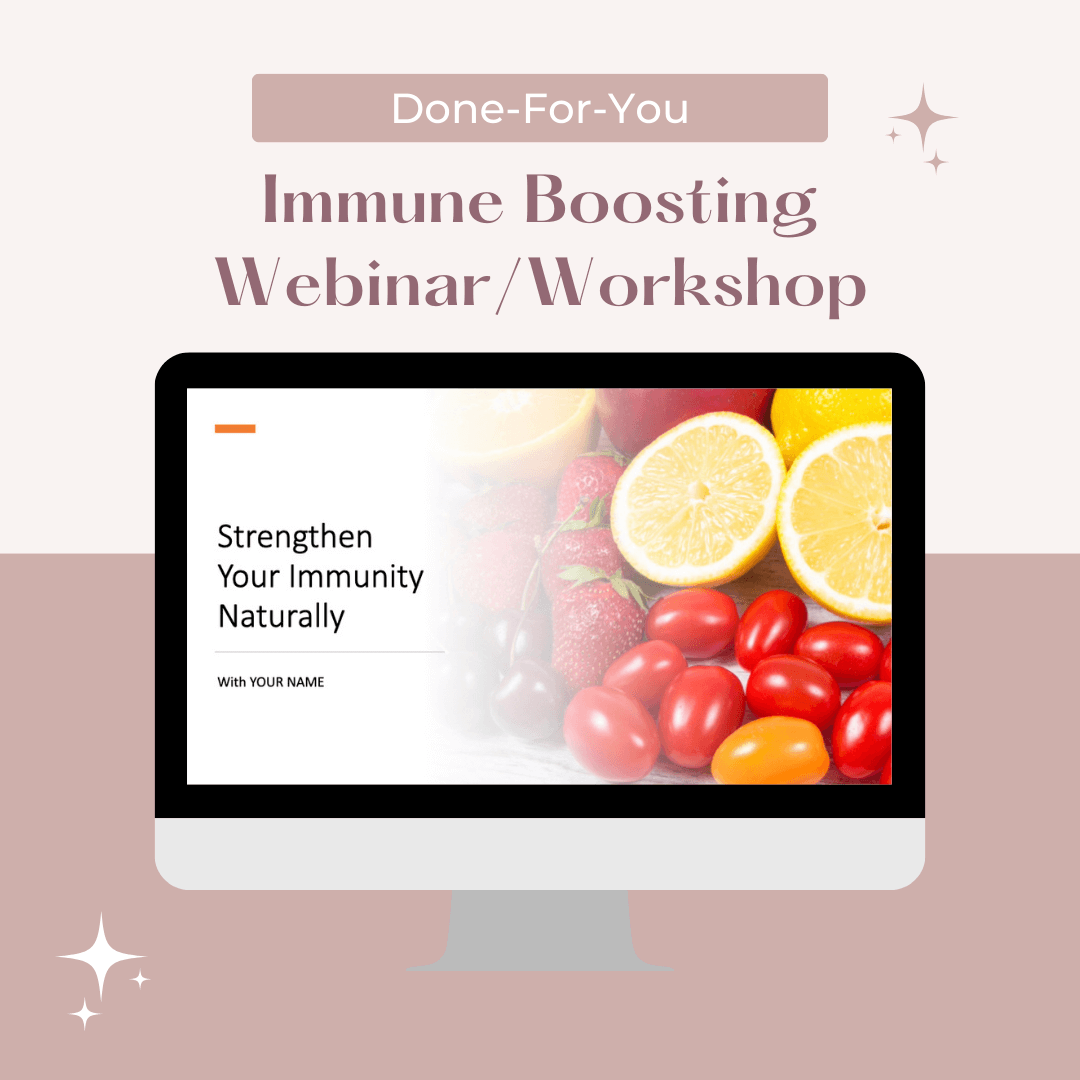 Immune Boosting Webinar/Workshop - Christi Cass - Health Coach